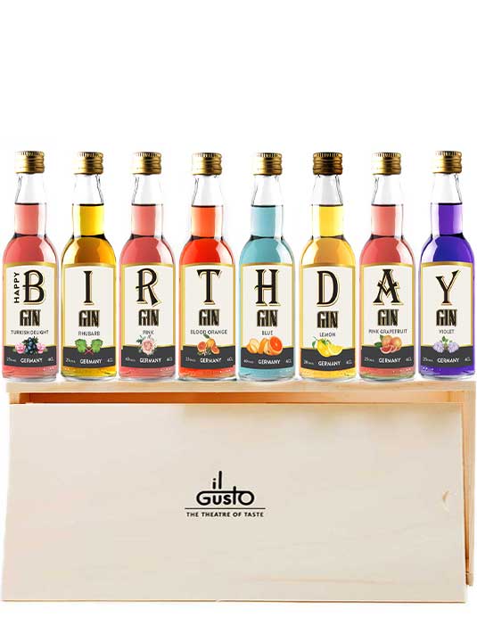 Personalised Happy Birthday Gin Gift | Unique Gin Gift Set for her ...