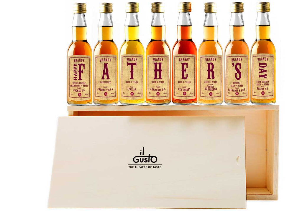 Personalised Fathers Day Brandy Tasting Gift Pack Limited Edition ...